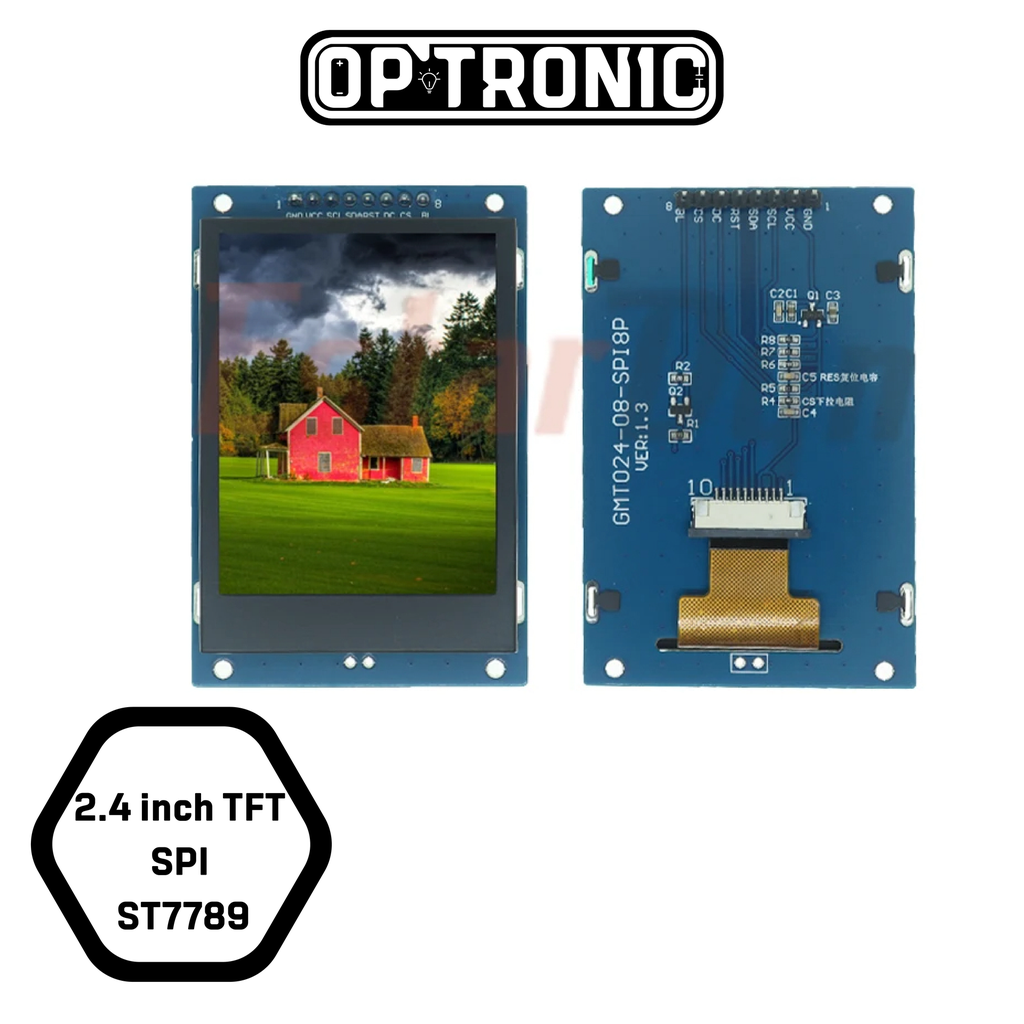 2.4 inch TFT SPI 6 240*320 Display Screen Drive IC ST7789 | OP-Tronic